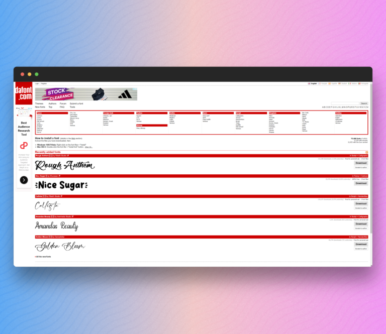 Explore The 9 Best Free Font Websites For Your Design Needs