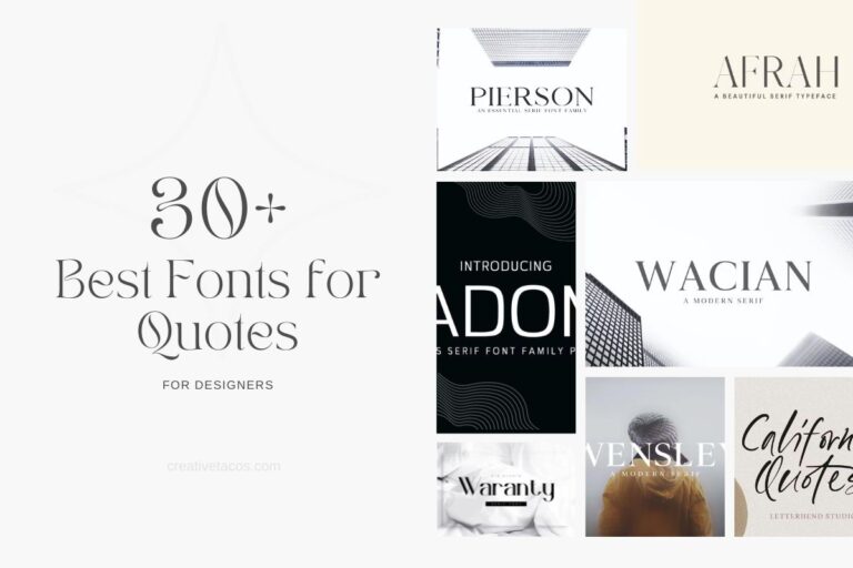 30+ Best Fonts For Quotes - Creative Ultra