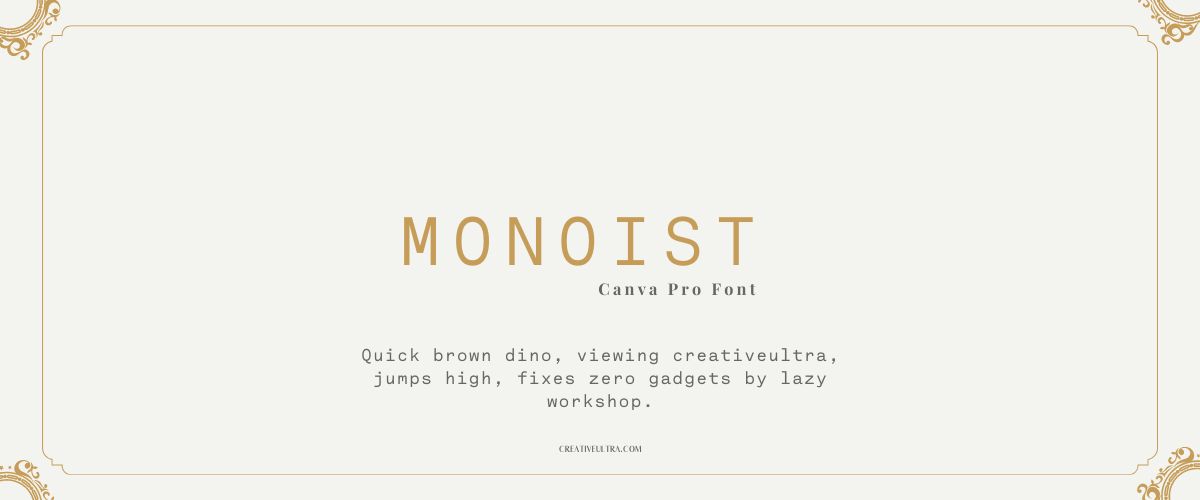 Best Monospace Font In Canva - Creative Ultra
