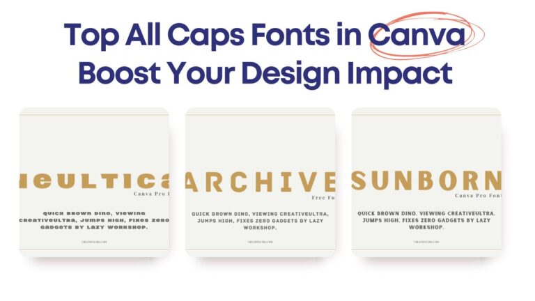 Top All Caps Fonts In Canva Boost Your Design Impact