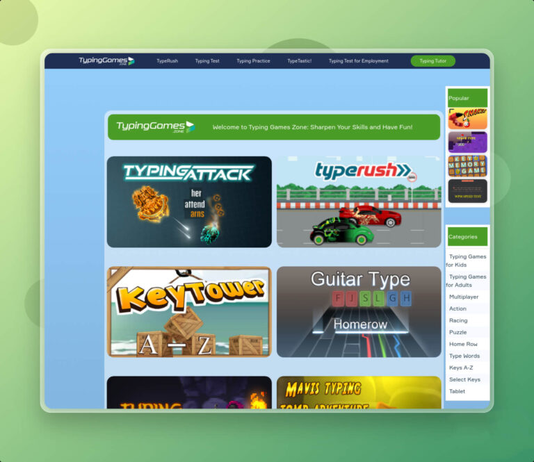 Top 8 Typing Games You Can Play For Free - Creative Ultra