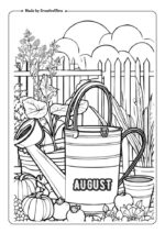 15+ Awesome August Coloring Pages For Kids (+Free Download)