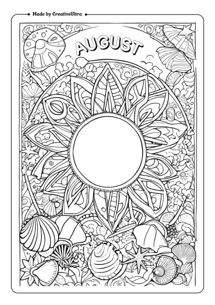 15+ Awesome August Coloring Pages For Kids (+Free Download)