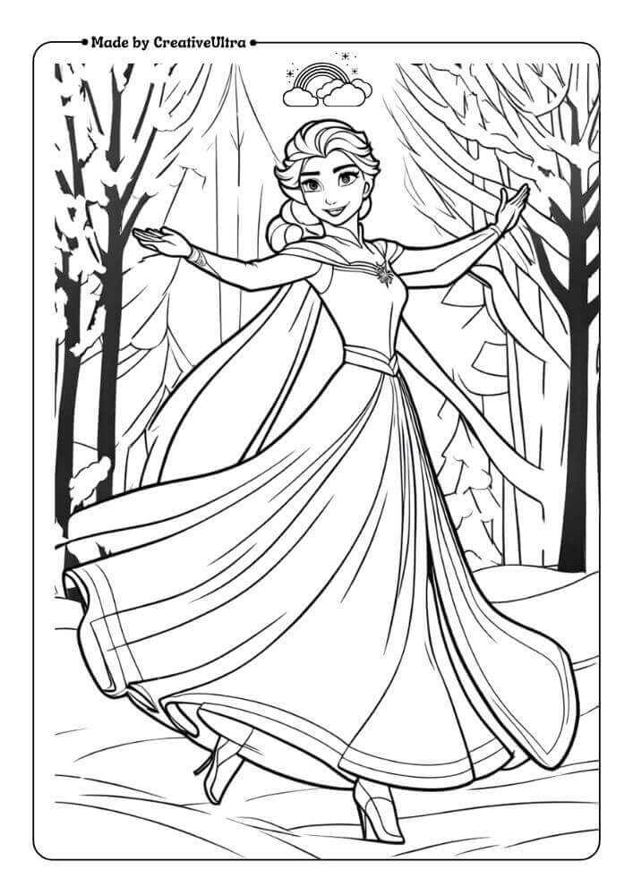 New Frozen Coloring Pages For Fun (+Free Download)