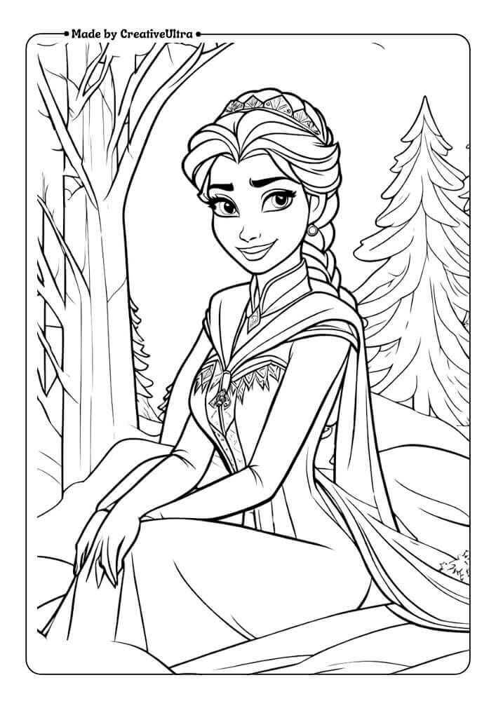 New Frozen Coloring Pages For Fun (+Free Download)