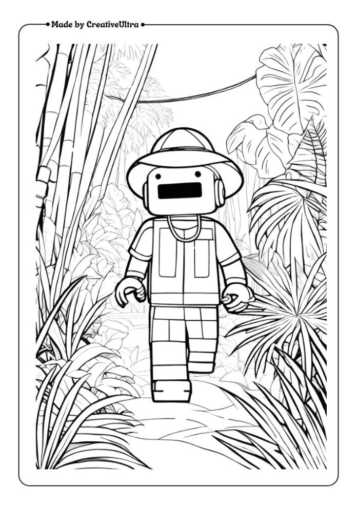 Roblox Coloring Pages (Free PDF Printables) - Creative Ultra