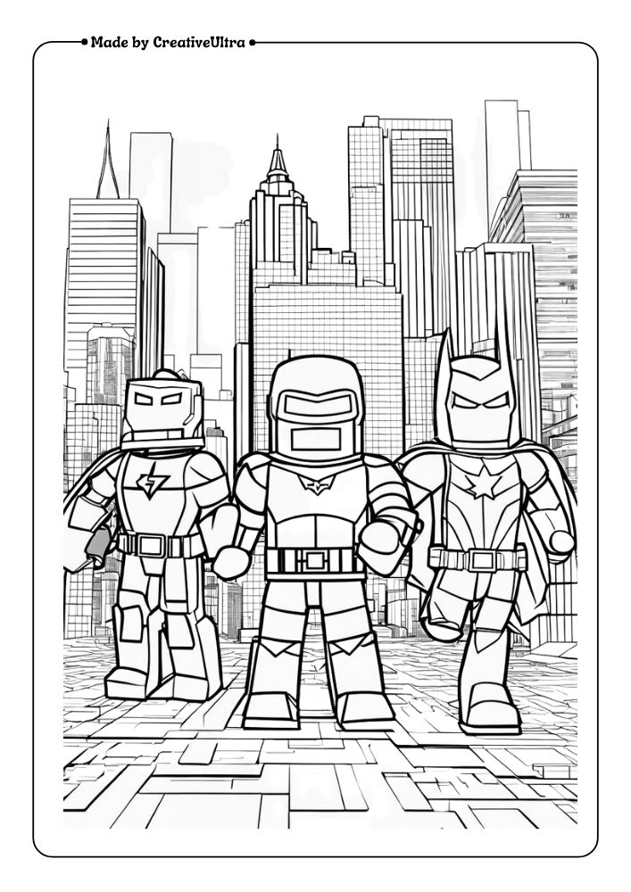 Roblox Coloring Pages (Free PDF Printables) - Creative Ultra
