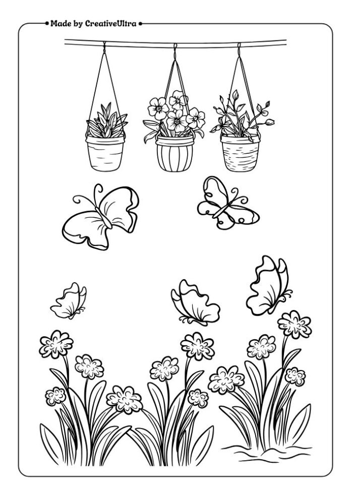 10 Flower Coloring Pages (Free Download & Print At Home)