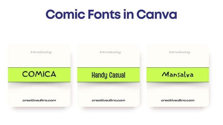 15 Comic Fonts In Canva For 2024 Design Needs