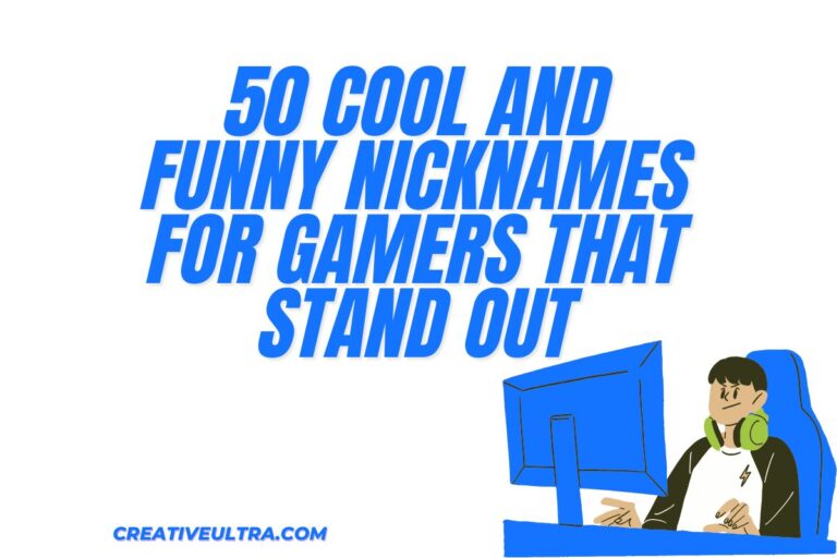 50 Cool And Funny Nicknames For Gamers That Stand Out