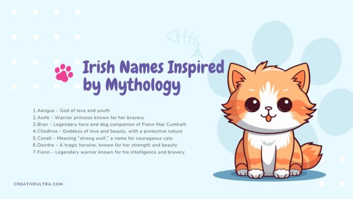 85 Irish Cat Names For Brave Cats - Creative Ultra