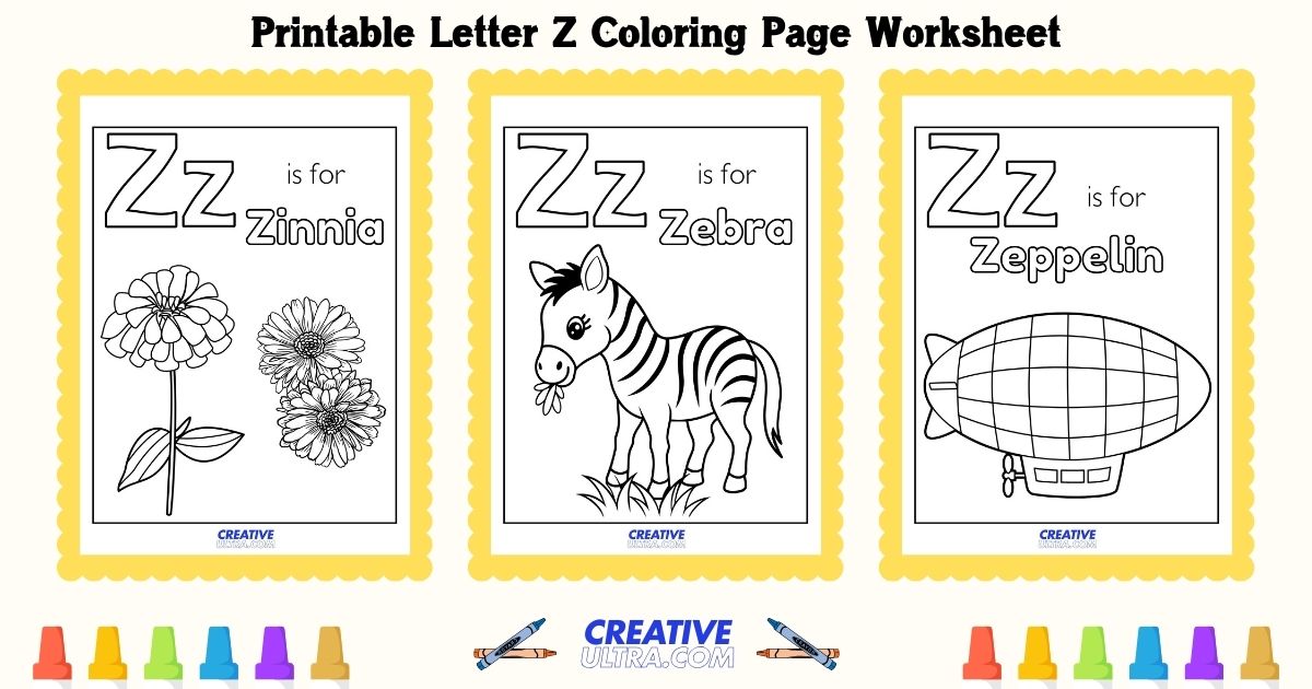Letter Z Coloring Page For Toddlers Printables - Infoupdate.org