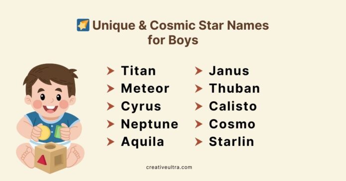 100 Best Star Baby Names (With Meanings & Origins) 🌟